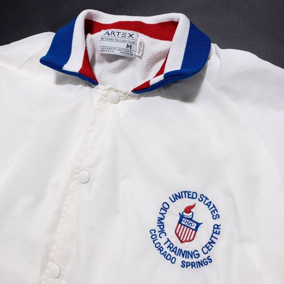 Artex | Jackets & Coats | Vintage Usa Olympics Jacket Mens Medium Artex ...